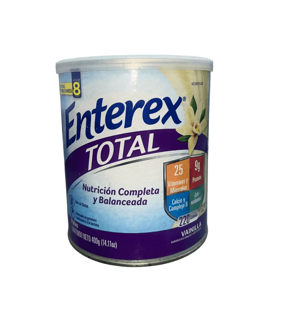 Enterex Total en polvo Vainilla 14oz – Distribuidora La Tierra ...