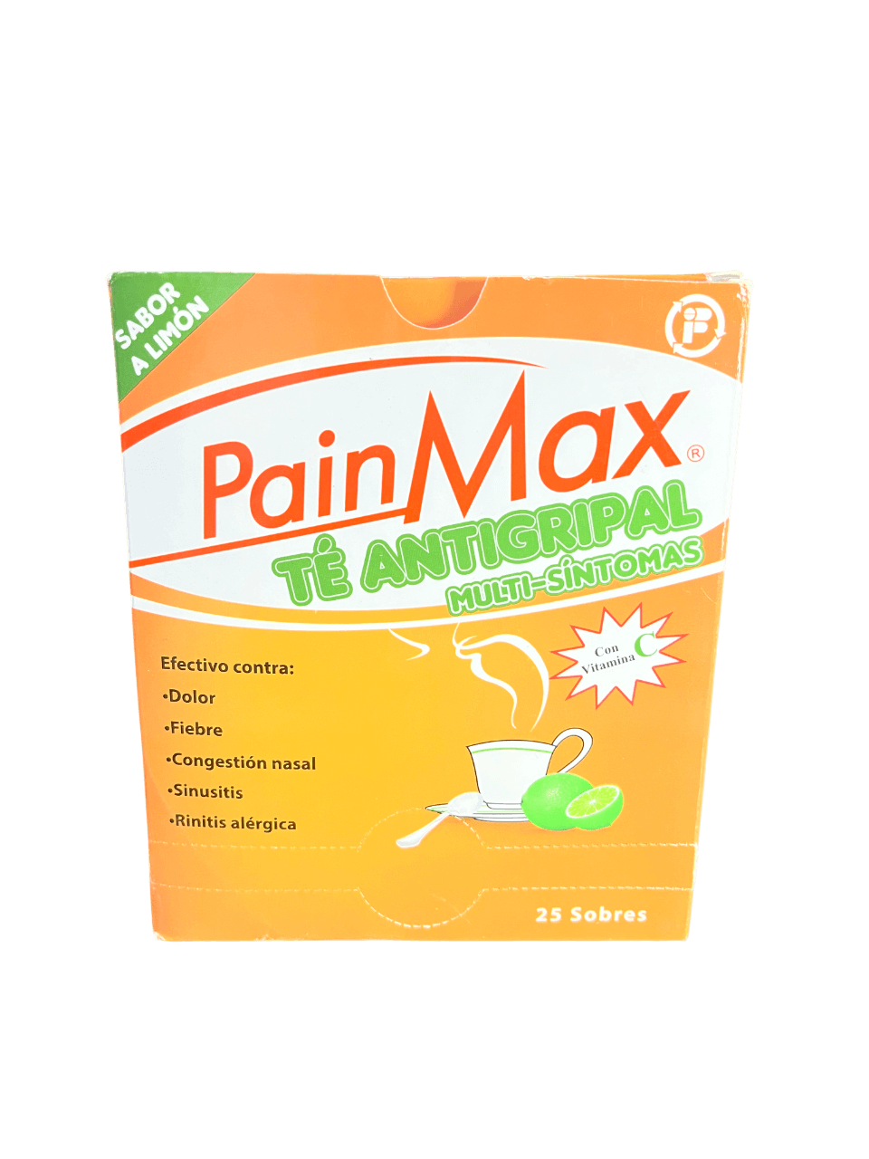 Pain Max Té antigripal 25 sobres – Distribuidora La Tierra Prometida S.R.L