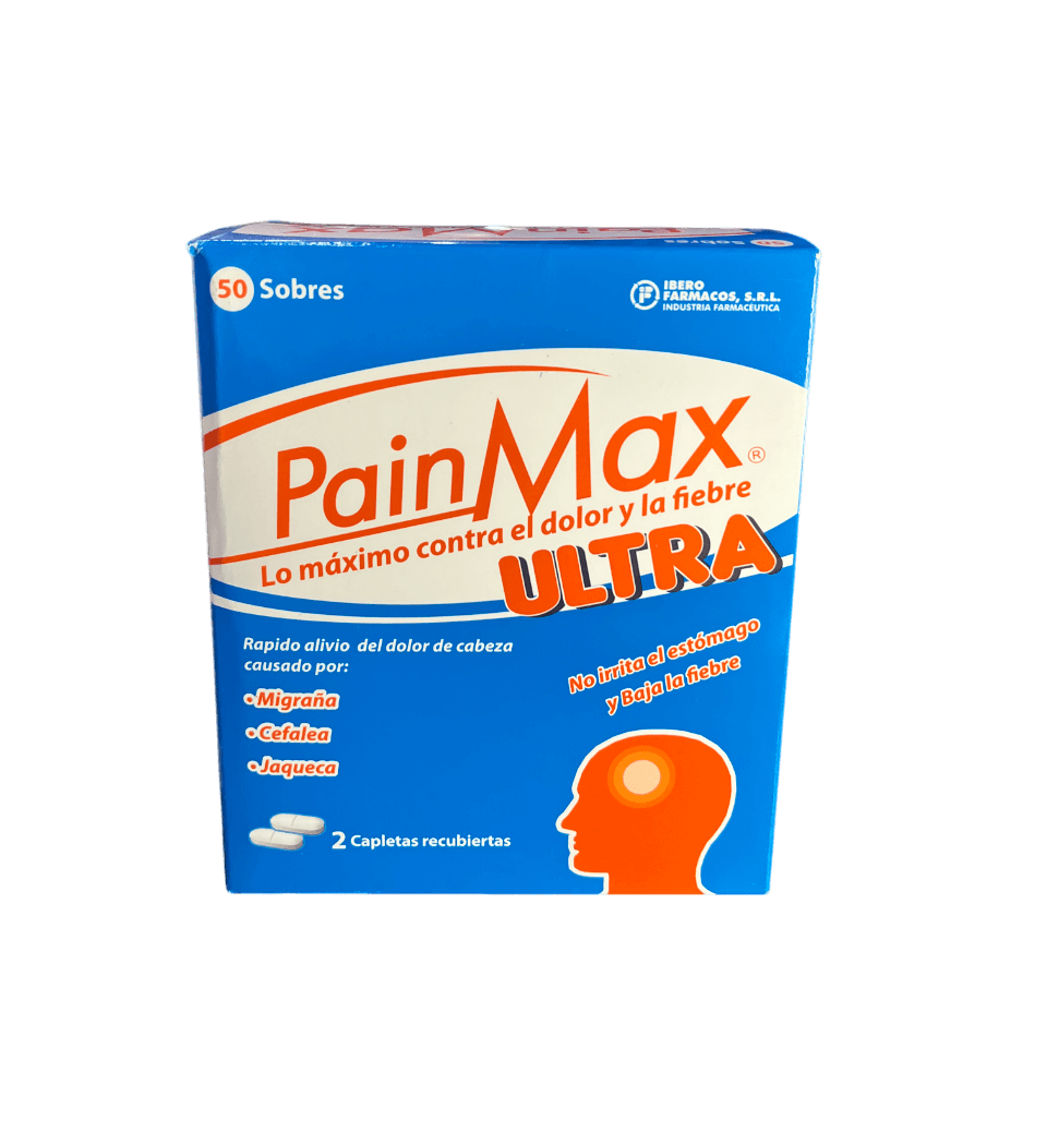 Pain Max Ultra 50 sobres – Distribuidora La Tierra Prometida S.R.L