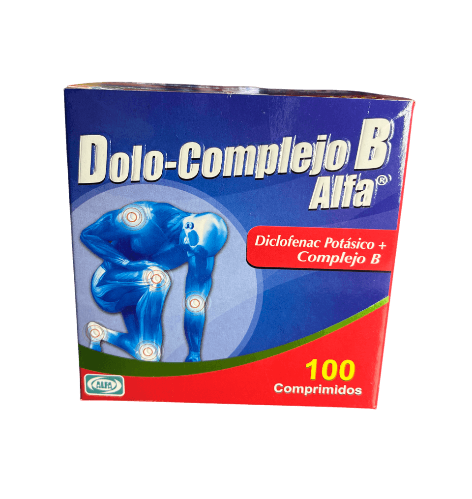 Dolo-Complejo B Alfa 100 comprimidos – Distribuidora La Tierra ...