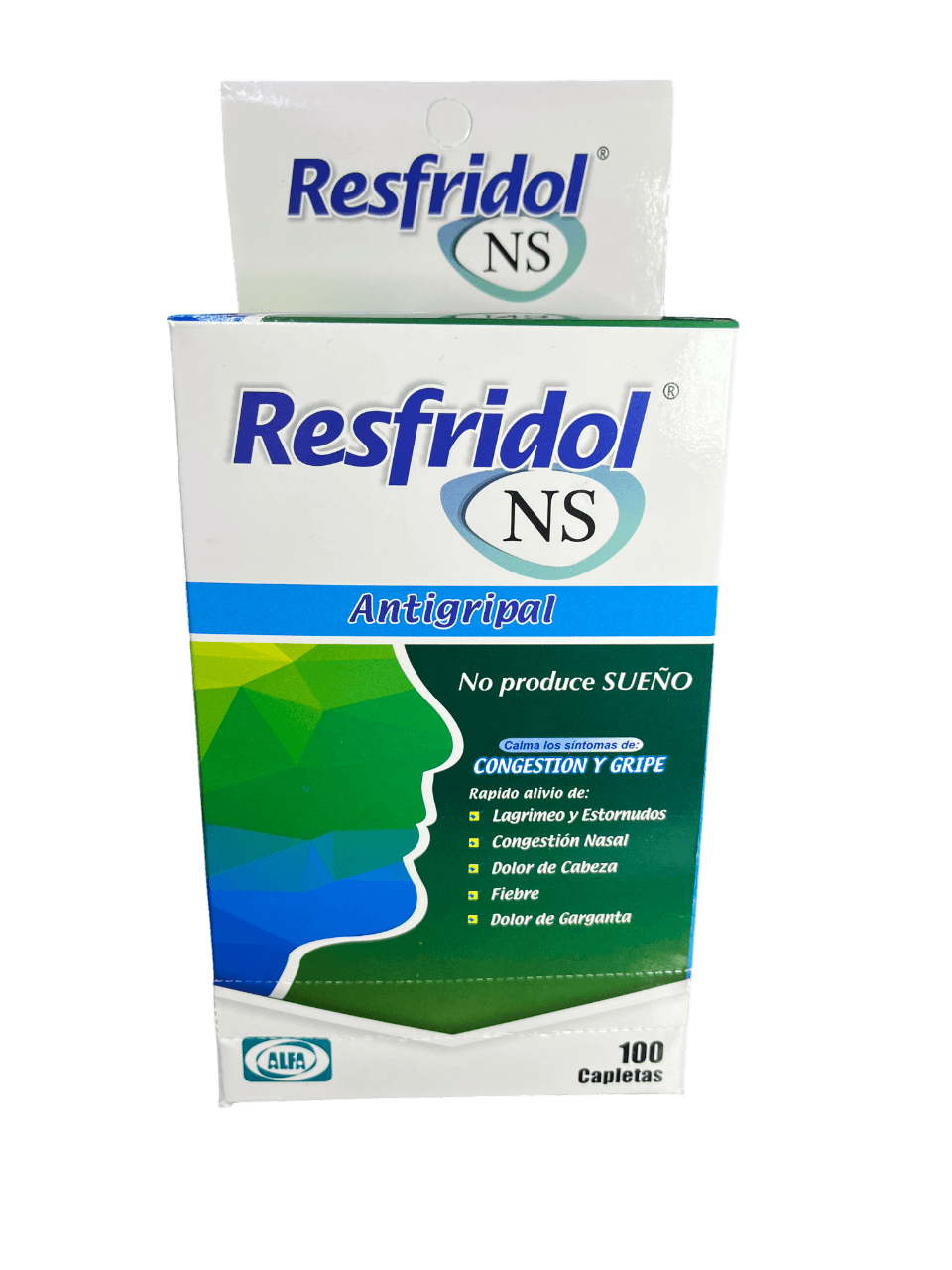 Resfridol NS Antigripal 100 tabletas – Distribuidora La Tierra ...