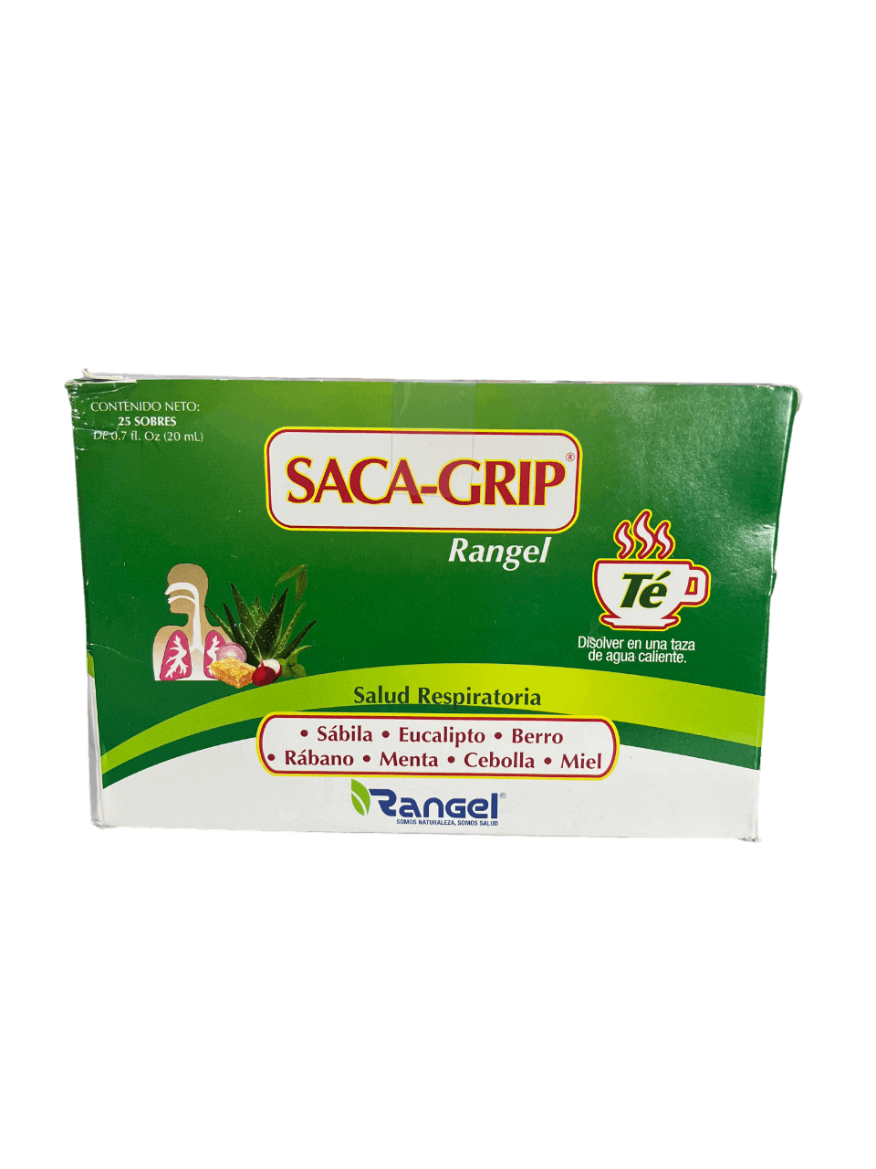 Té Saca-Grip 25 sobres – Distribuidora La Tierra Prometida S.R.L