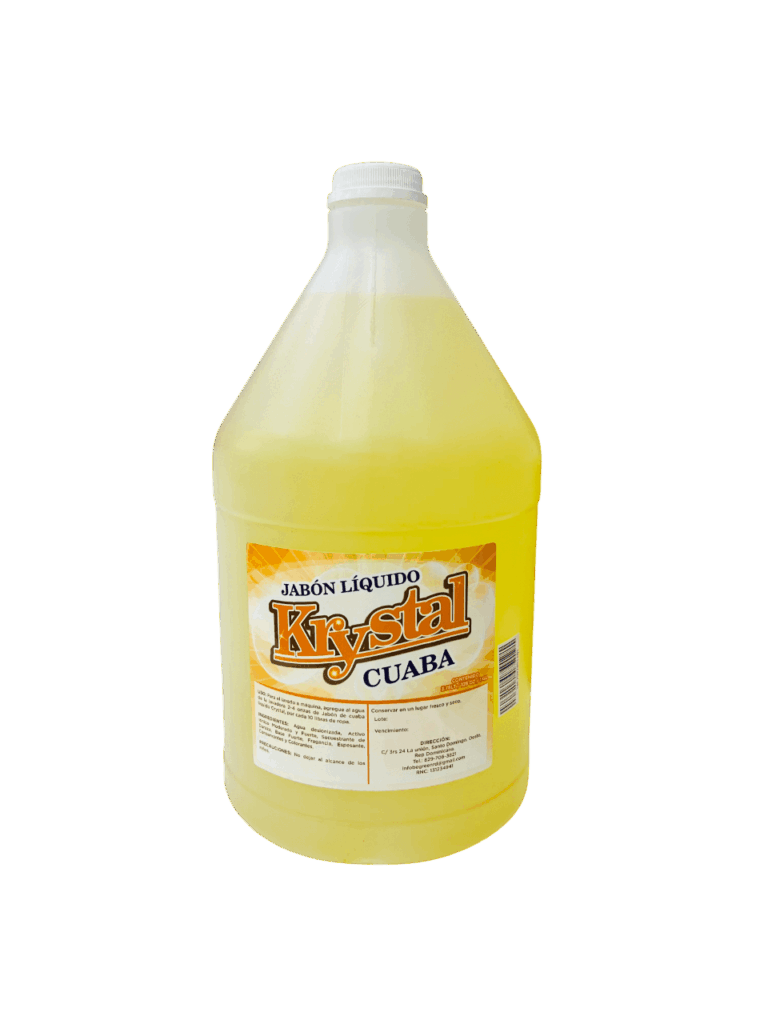 Jabón liquido de cuaba Krystal en galón – Distribuidora La Tierra ...